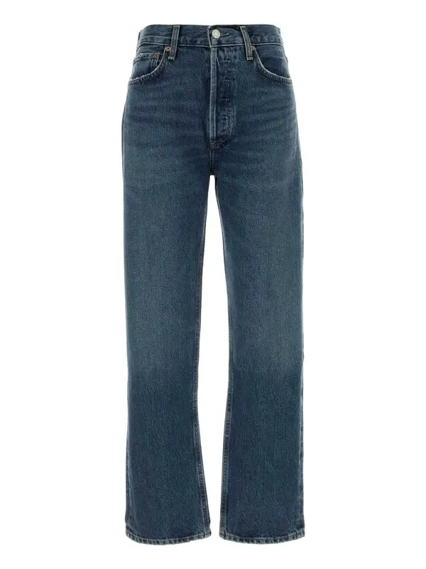 AGOLDE High Rise Denim Jeans - Blue