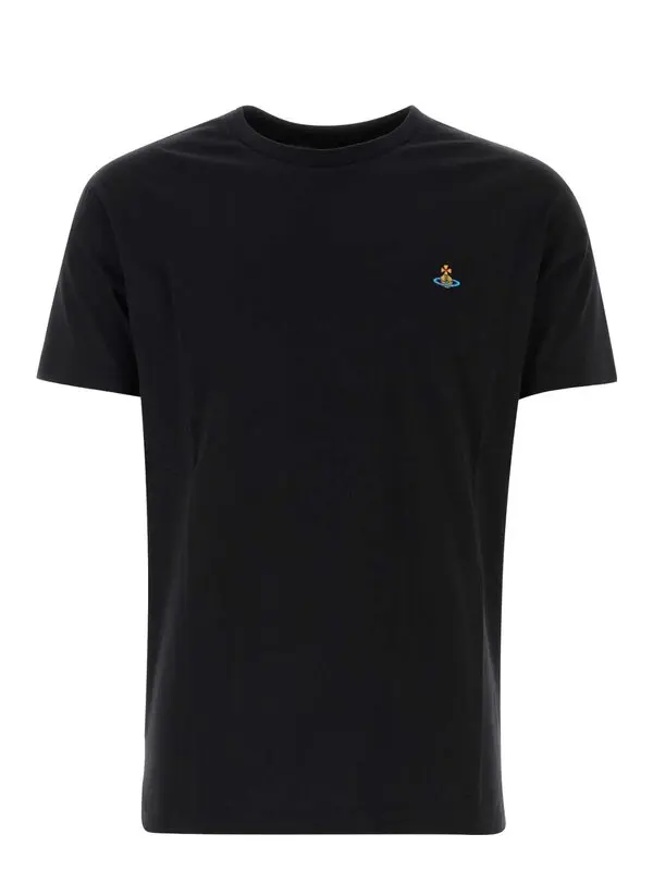 VIVIENNE WESTWOOD Classic T-shirt With Orb Graphic - Black
