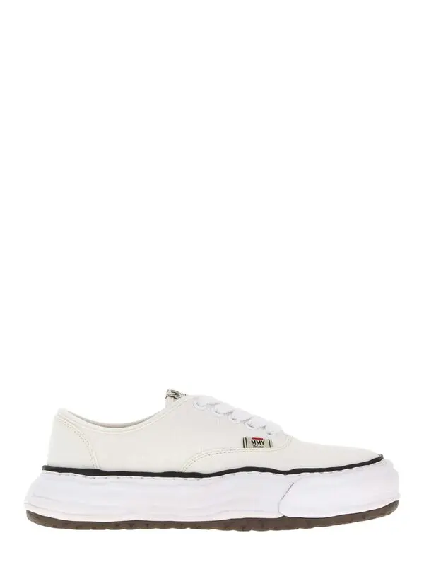 Mihara Yasuhiro Canvas Low Top Sneakers - White