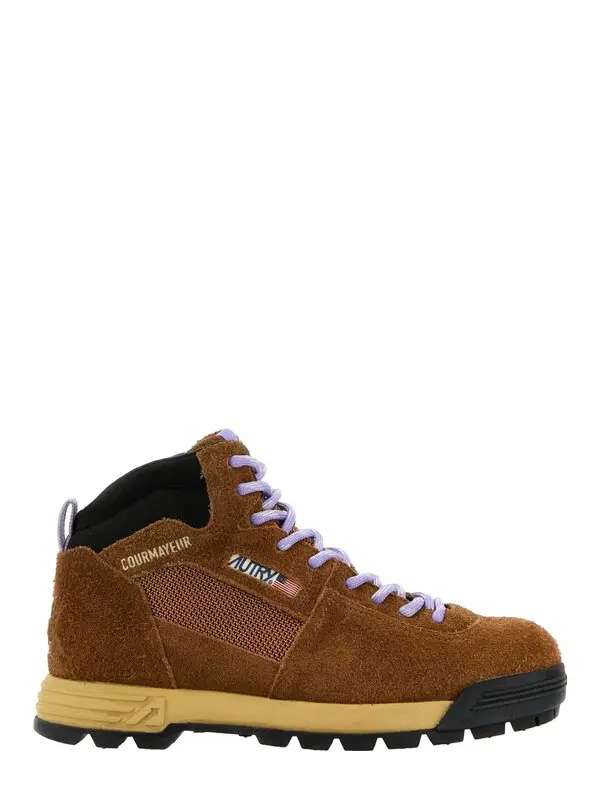 AUTRY Suede Malga Sneakers - Brown