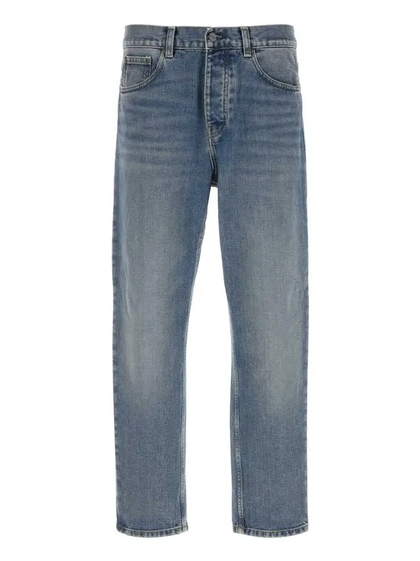 Carhartt Work In Progress Newel Pant In Organic Cotton Denim - Blue