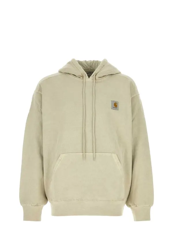 Carhartt Work In Progress Sand Cotton Hooded Sweatshirt - Beige O Tan