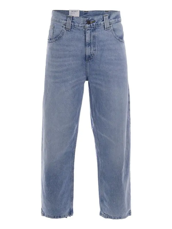 Carhartt Work In Progress Straight Leg Jeans - Blue