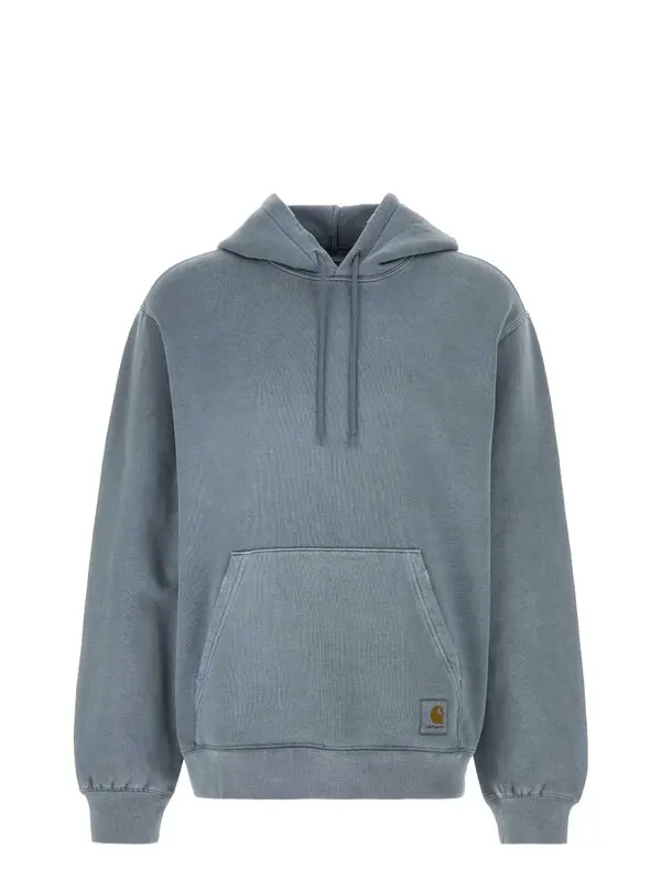 Carhartt Work In Progress Torion Hooded Cotton Sweatshirt - Light Blue