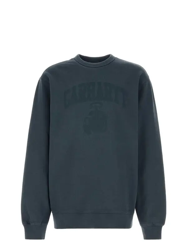 Carhartt Work In Progress Faded Pond Corps Cotton Sweatshirt - Blue