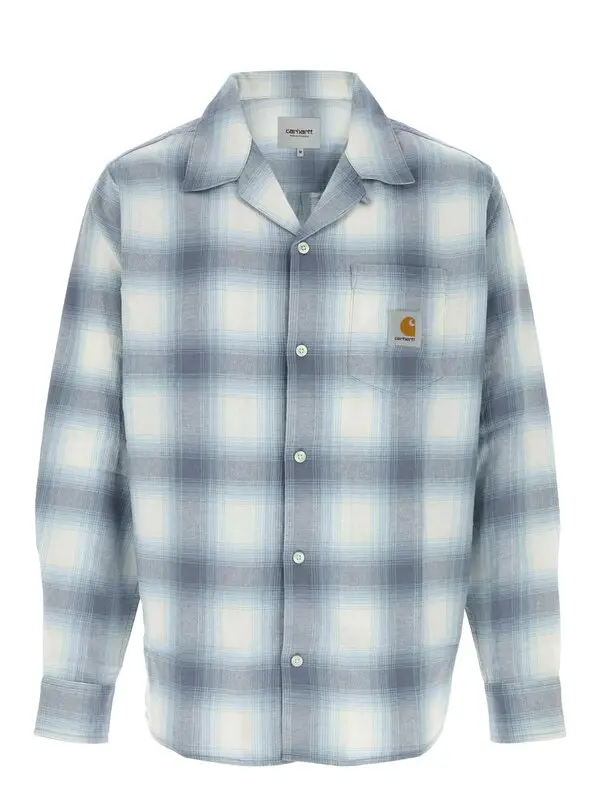 Carhartt Work In Progress Embroidered Long-sleeve Tyers Shirt In Cotton - Checked