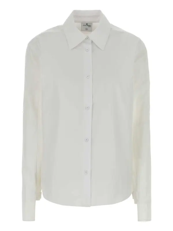 COURREGES Poplin Shirt - White
