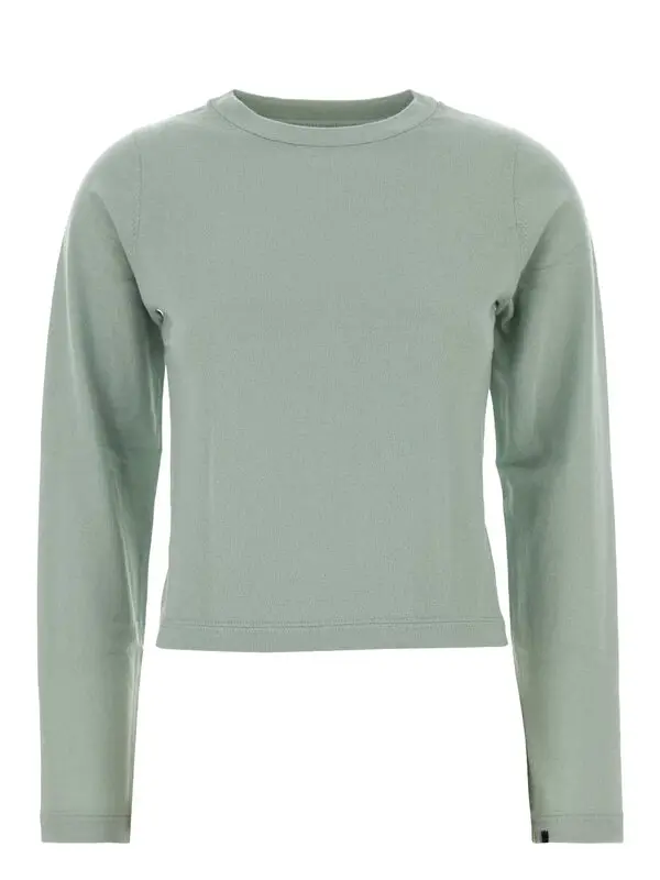 Extreme Cashmere Cashmere-blend Cotton Crew Neck Sweater - Green