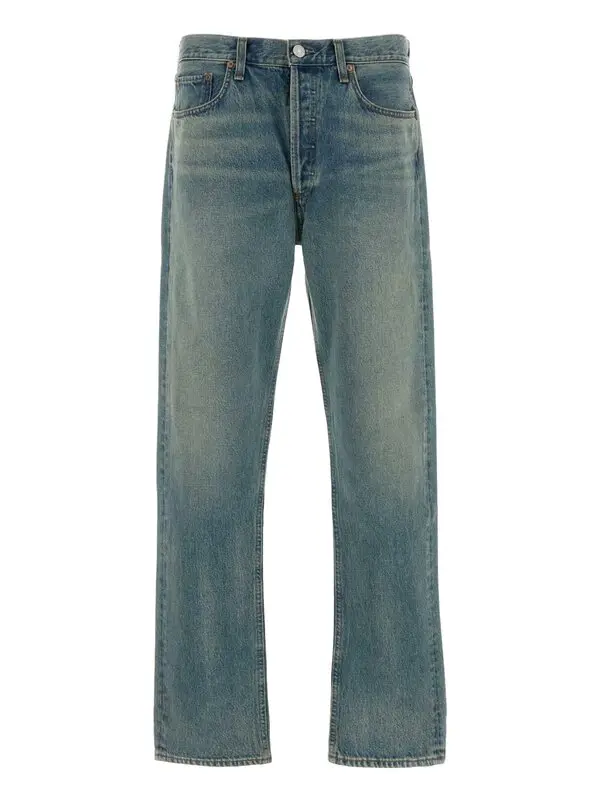 AGOLDE Straight-leg Denim Jeans - Light Blue