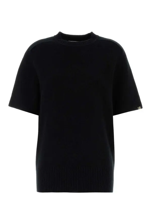 Extreme Cashmere Scott Stretch Cashmere Blend Sweater - Black