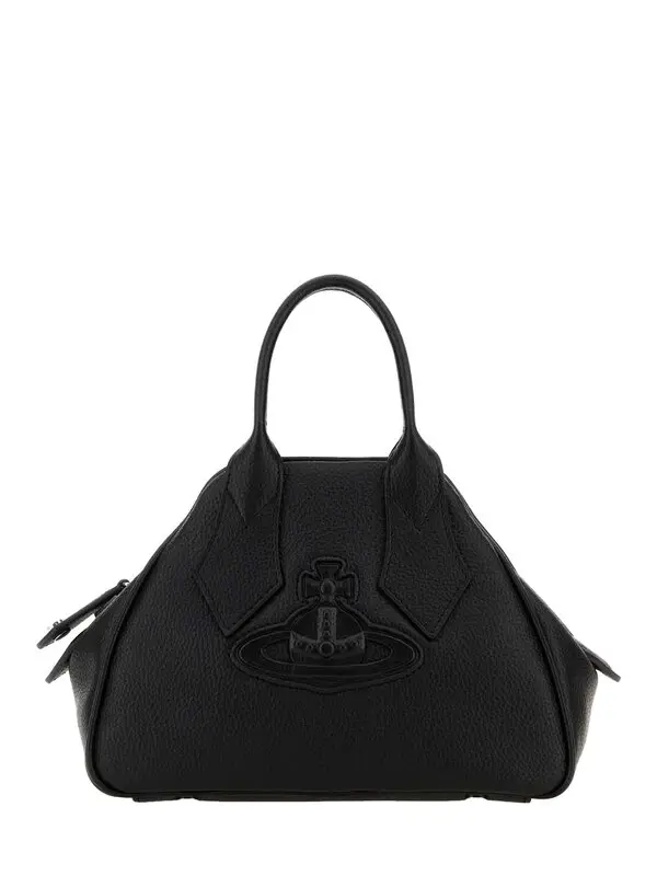 VIVIENNE WESTWOOD Leather Small Yasmine Mini Handbag - Black