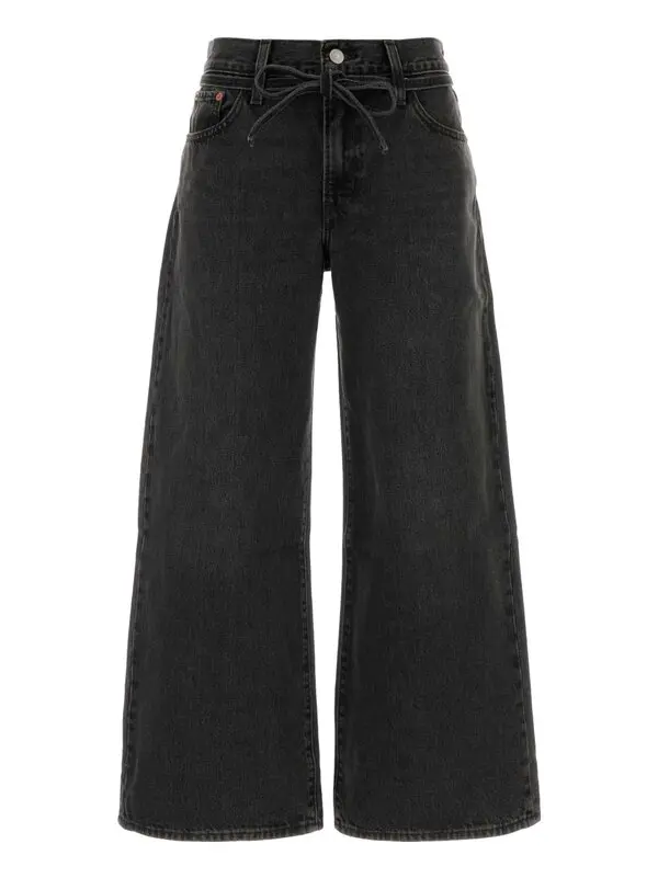 LEVI'S Straight Leg Denim Jeans - Black