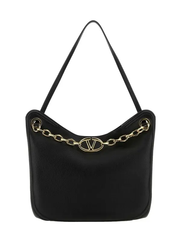 Valentino Garavani Vlogo Moon Shopping Handbag - Black
