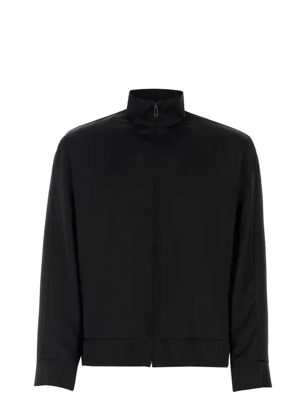 Valentino Garavani Satin Sweatshirt - Black