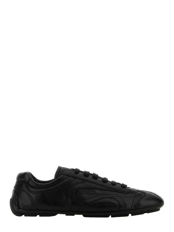 Prada Nappa Leather Re-edition Sneaker - Black