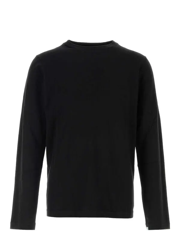Extreme Cashmere No. 500 Knit Sweater In Cotton-cashmere Blend - Black