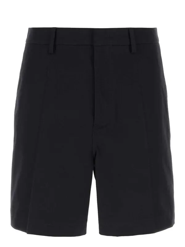 Valentino Garavani Tailored Stretch Cotton Bermuda Shorts - Blue