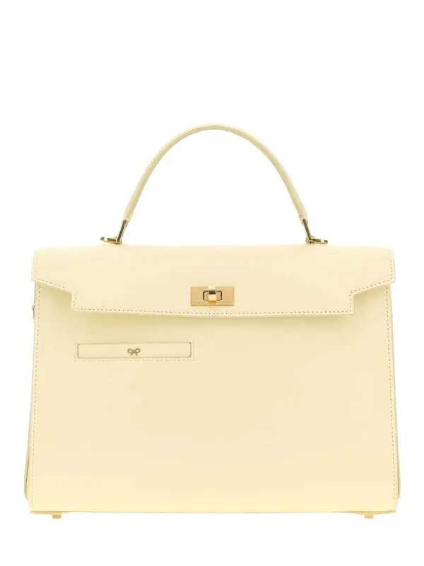 ANYA HINDMARCH Mortimer Leather Handbag - Yellow