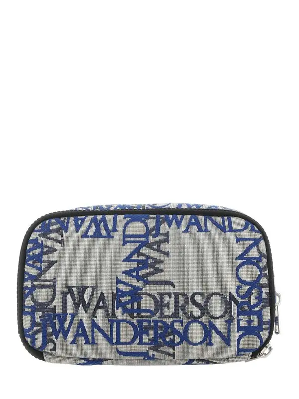 JW Anderson Embroidered Fabric Mini Beauty Case - Printed