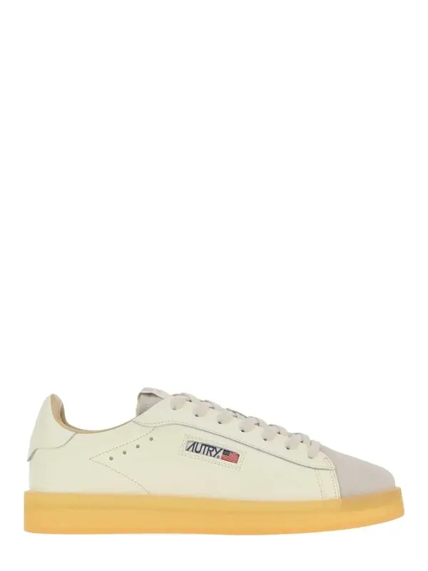 AUTRY Dallas Leather Sneakers - White