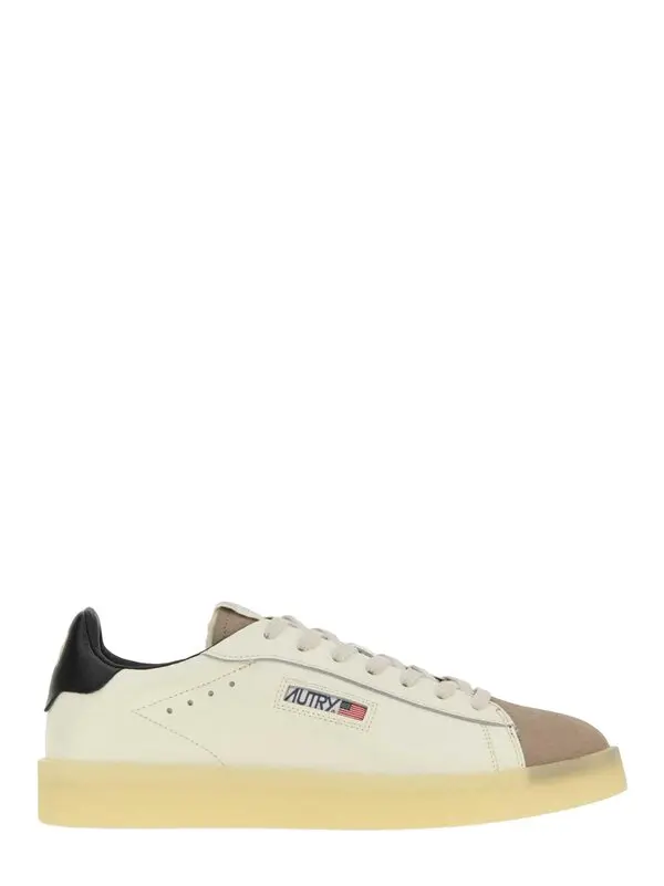 AUTRY Dallas Leather Sneaker For - White