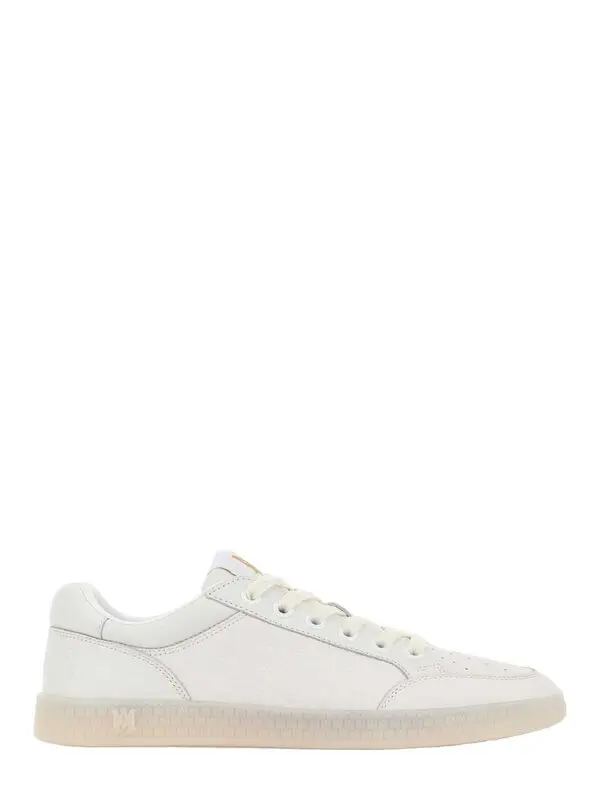 Amiri Leather Blvd Low Top Sneakers - White