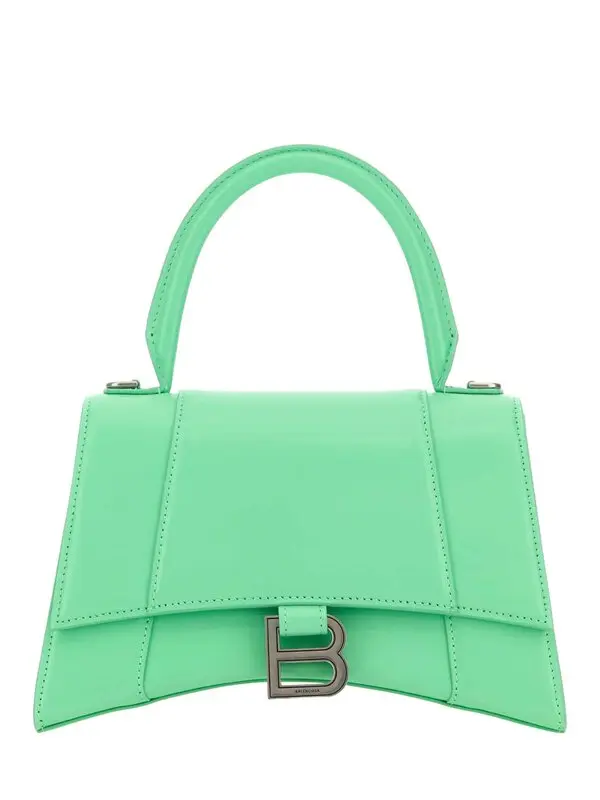 Balenciaga Mini Hourglass Handbag - Green