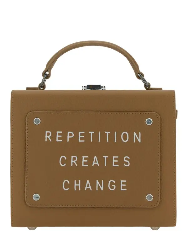 Meli Melo 100% Leather Mini Handbag - Lightante