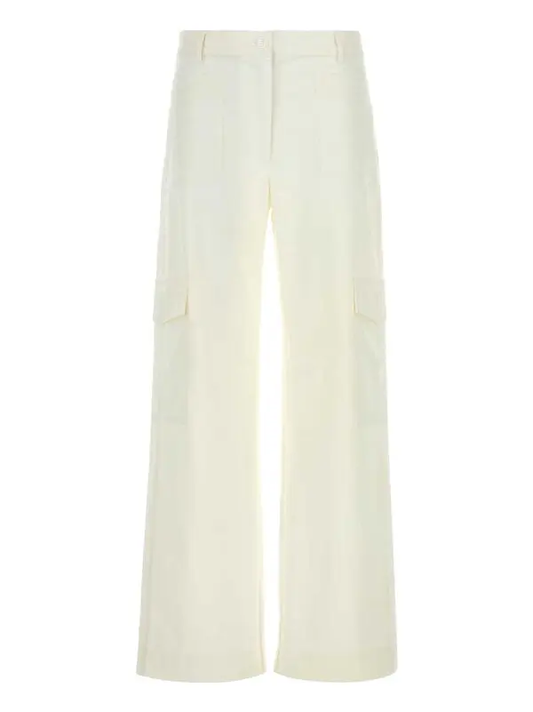 Gimaguas Audrey Stretch Twill Cargo Pants - White