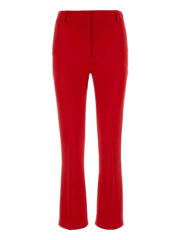 Valentino Garavani Tailored Cady Silk Trousers - Red