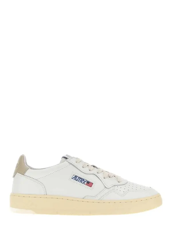 AUTRY Leather Medalist Sneakers - White