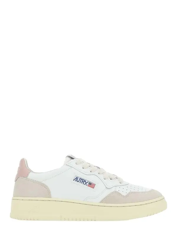 AUTRY Medalist Two-tone Leather & Suede Sneakers - Multicoloured