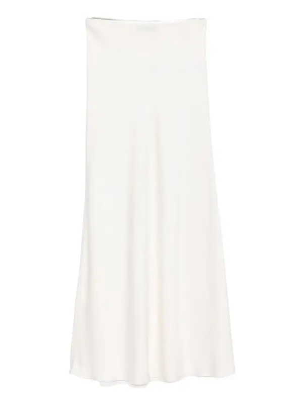 Fabiana Filippi Long Flowy Skirt - White