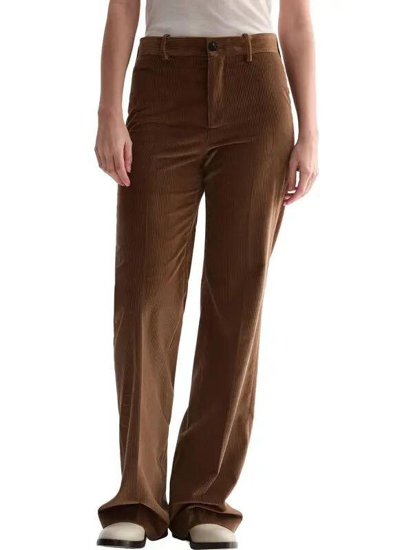 Veronica De Piante Taylor Corduroy Trousers - Camel