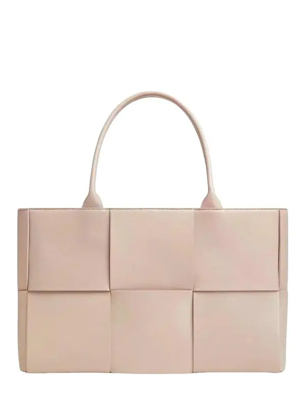 Bottega Veneta Arco Leather East-west Handbag - Beige