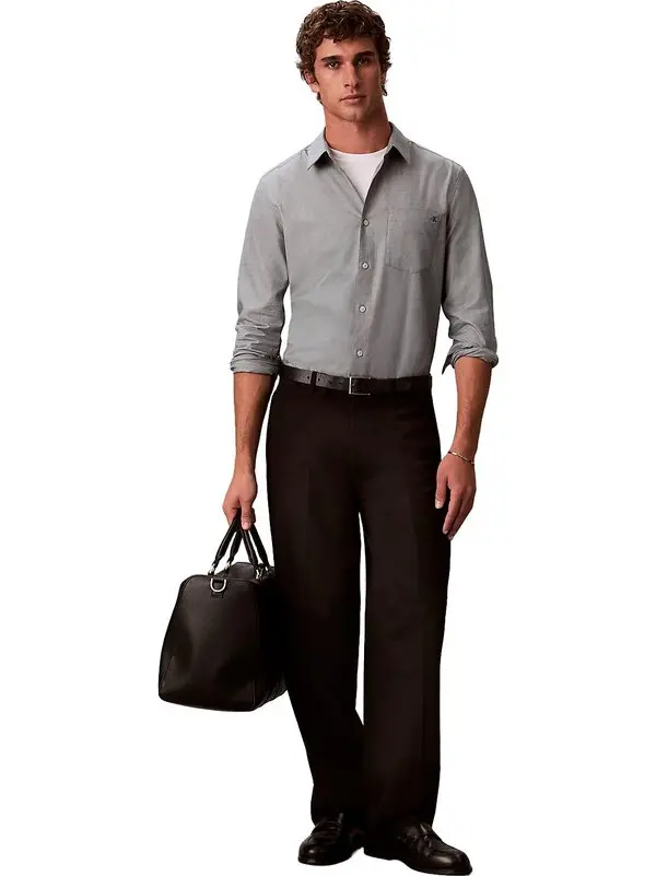 Calvin Klein Oxford Classic Button-down Shirt - Orbit Blue
