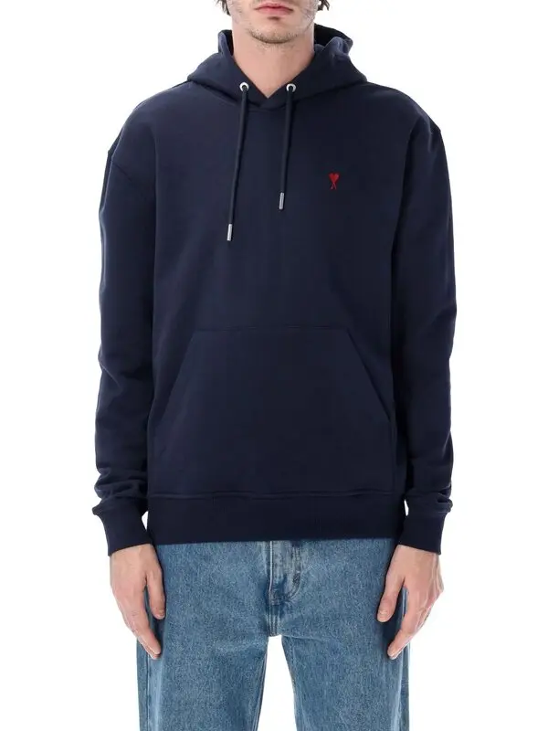 AMI Paris Hooded Sweatshirt - Blue