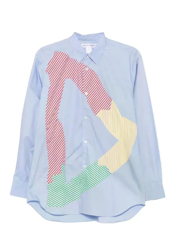 Comme Des Garçons Button-up Shirt - Blue