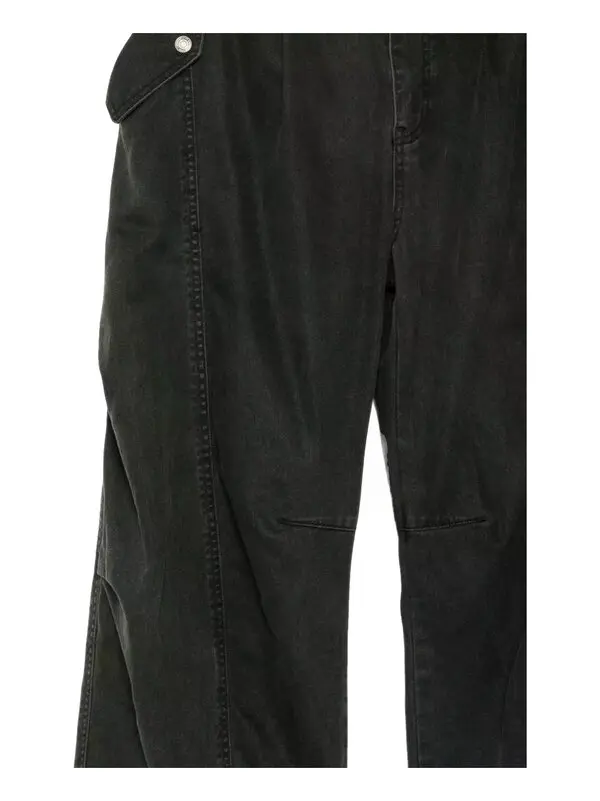 JUUN.J Logo Patch Jeans - Black