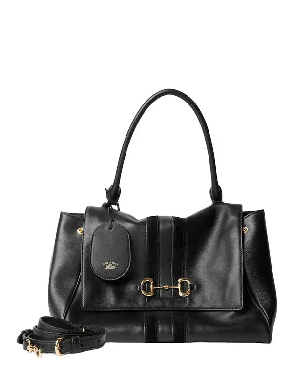 Gucci Paparazzo Medium Top Handle Bag - Black