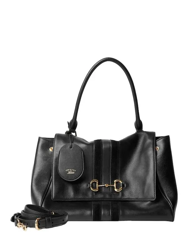 Gucci Paparazzo Medium Top Handle Bag - Black