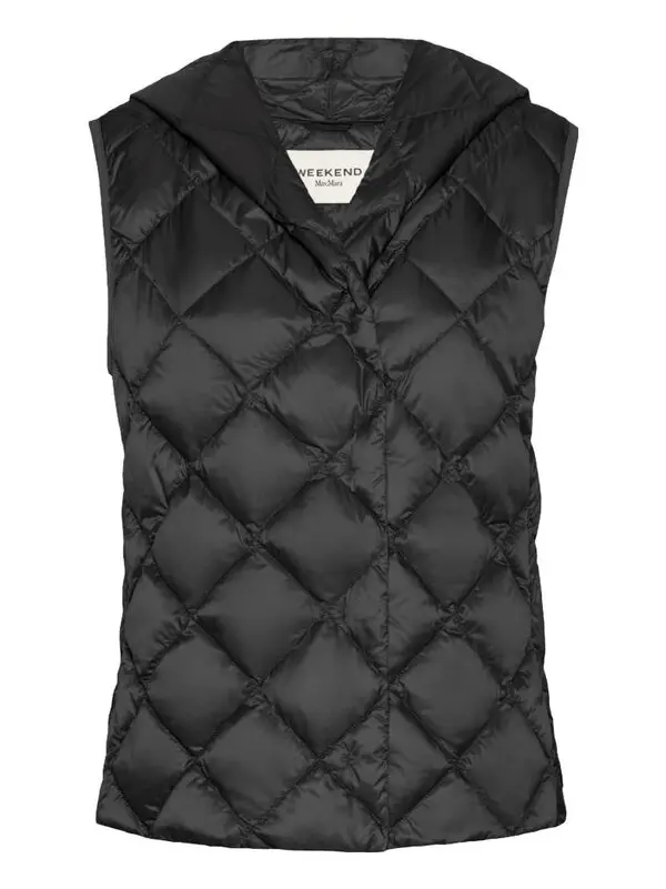 Max Mara Padded Gilet - Black