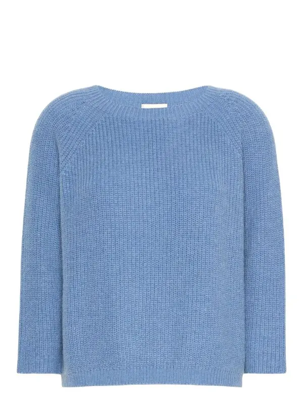 Max Mara Mohair Blend Knit Jumper - Light Blue