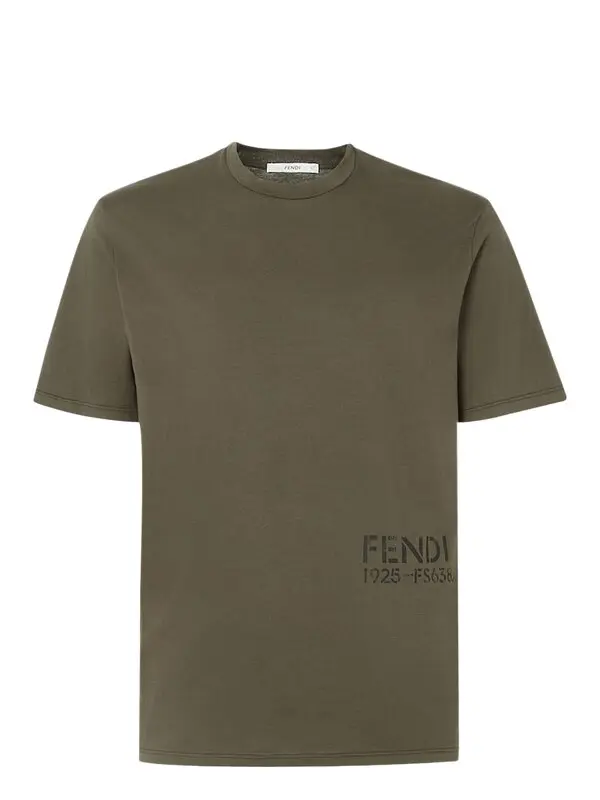 Fendi Cotton T-shirt - Green