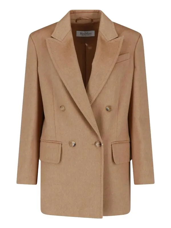 Max Mara Olimpia Double-breasted Blazer - Brown