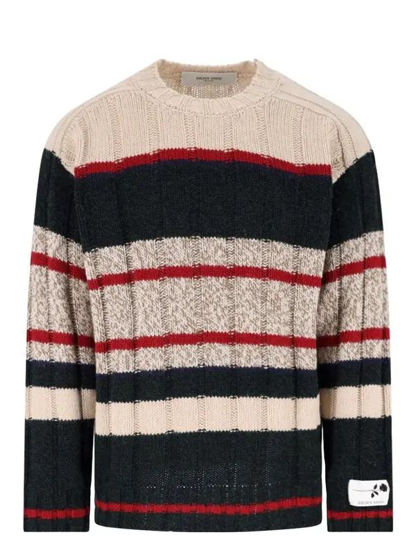 GOLDEN GOOSE Multicolor Alpaca Wool Sweater - Multi