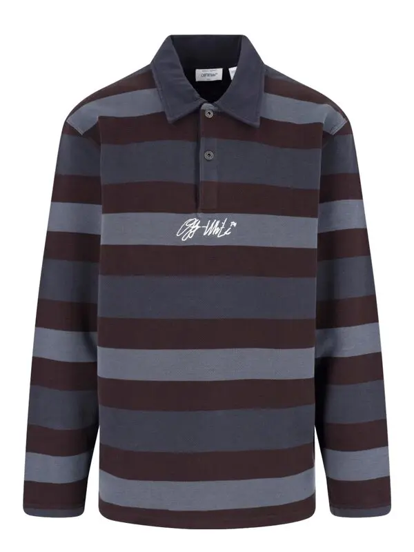 Off-White Polo "stroke - Multi
