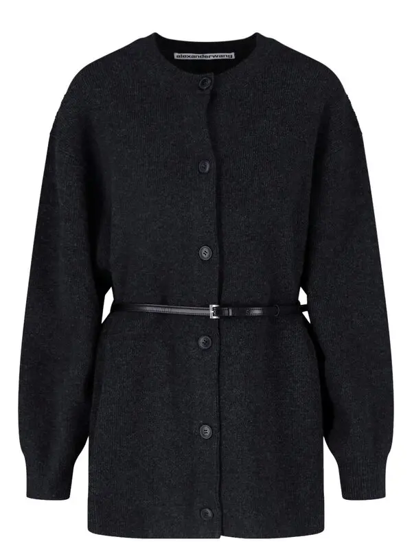 Alexander Wang Mini Wool Dress - Gray
