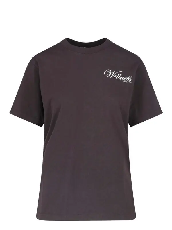 SPORTY & RICH T-shirt "soho - Brown