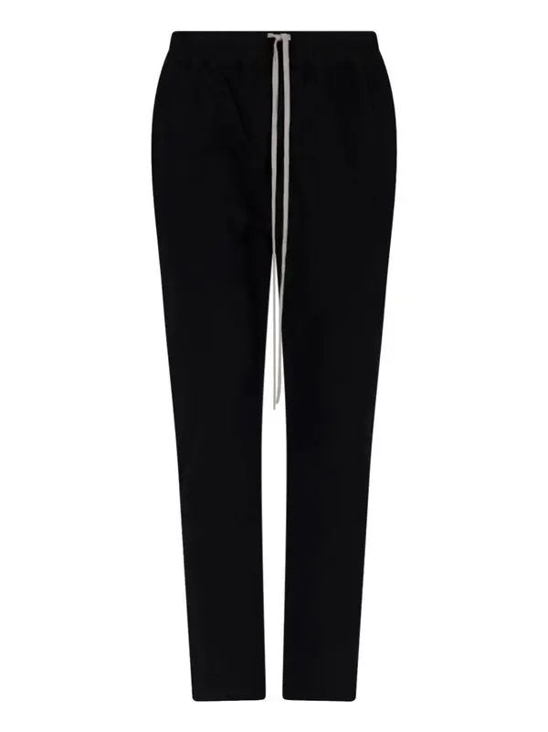 Rick Owens Sweatpants With Drawstring - Black